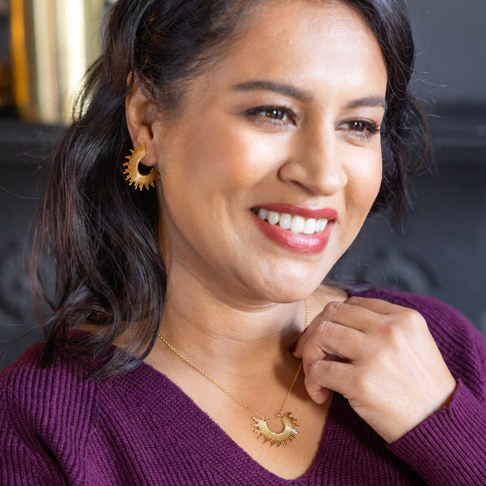 Marissa Sunburst Earrings – Rock Paper Roses